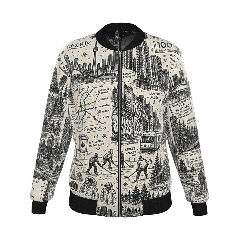 'THE GREAT WHITE' Women's Reversible Silk Bomber Jacket – DVND Luxe