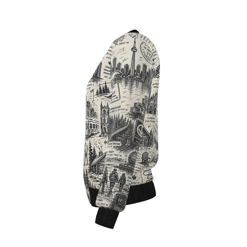 'THE GREAT WHITE' Women's Reversible Silk Bomber Jacket – DVND Luxe